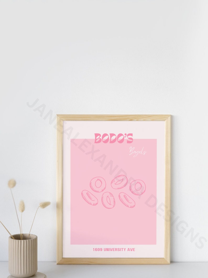 Pink University of Virginia Prints | Wall Prints | College Dorm Decor ...