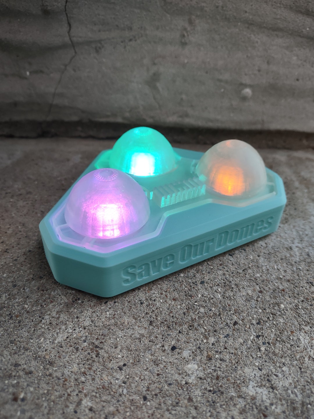 Save Our Domes, Color Changing 3D Print of Milwaukee's Mitchel Park ...