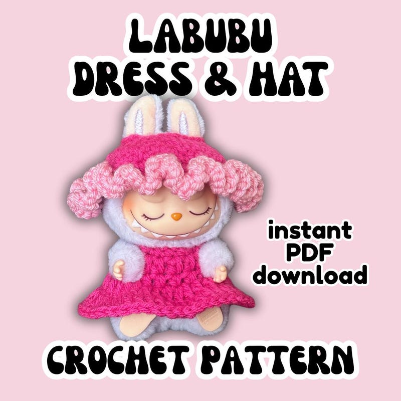 Crochet Patterns for Labubu - Etsy