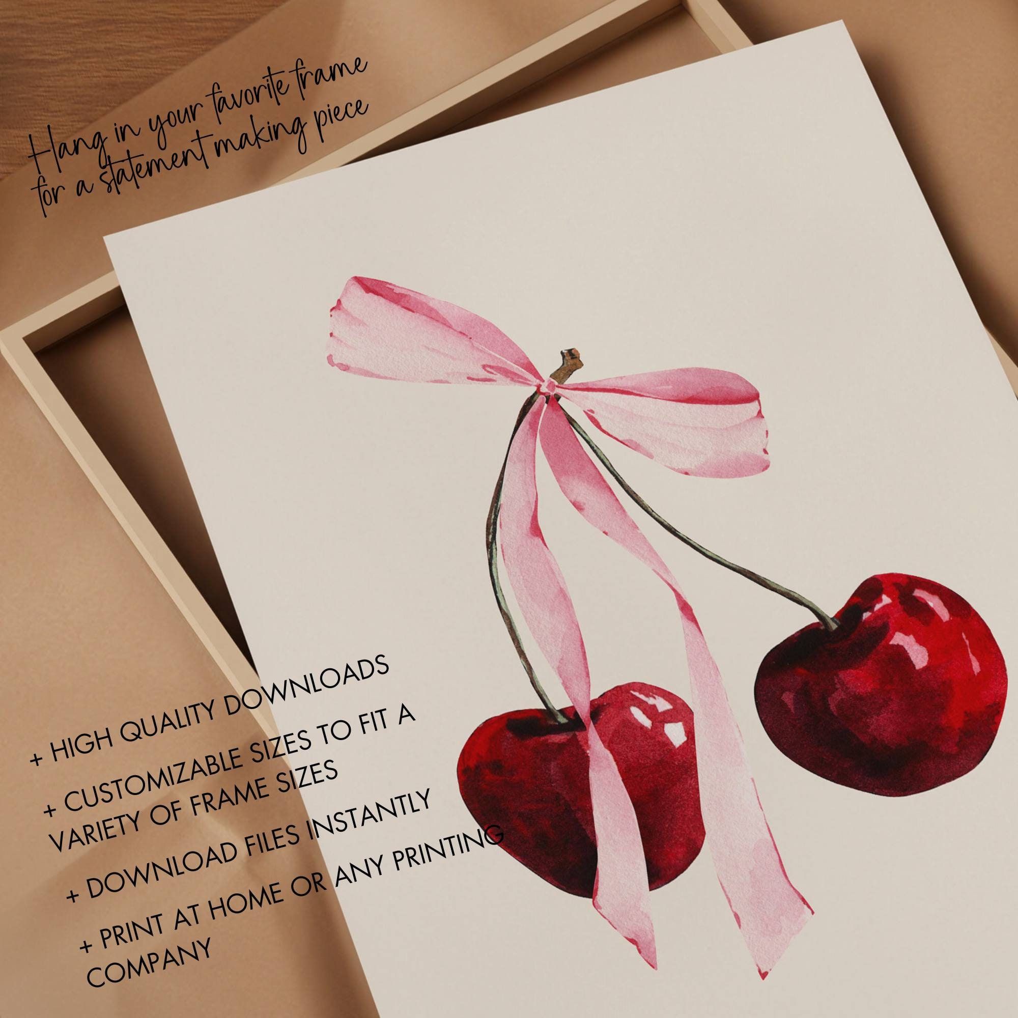 Coquette Room Decor Gallery Wall Set Printable Poster Print Set of 6 ...