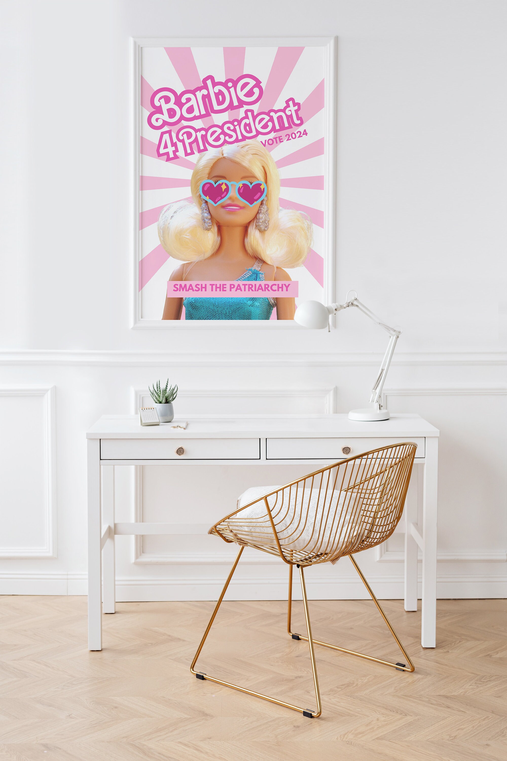 Barbie Wall Art Feminist Poster