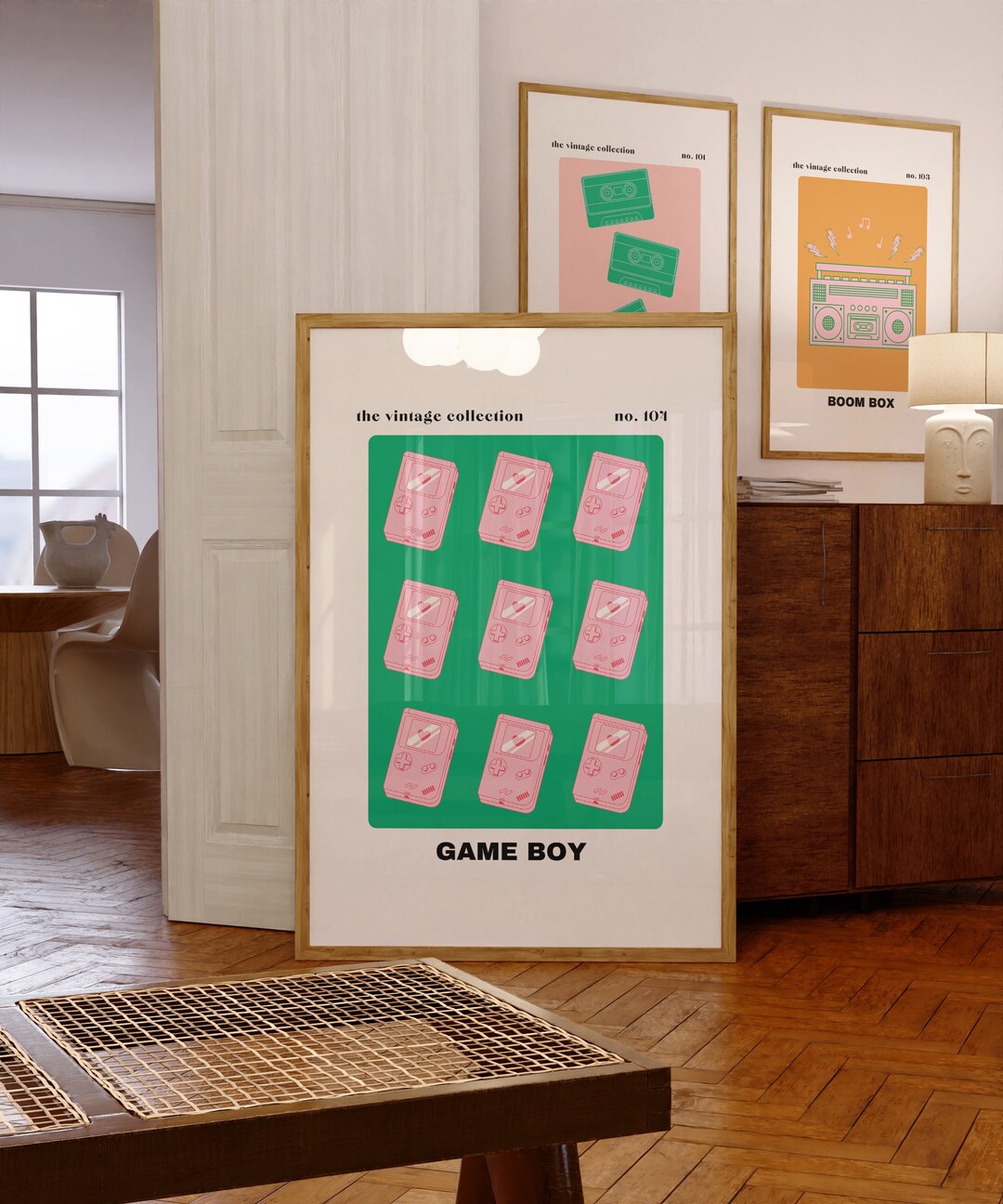 Game Boy Poster - Digital Print - Vintage Poster - Kids Room Wall Art ...