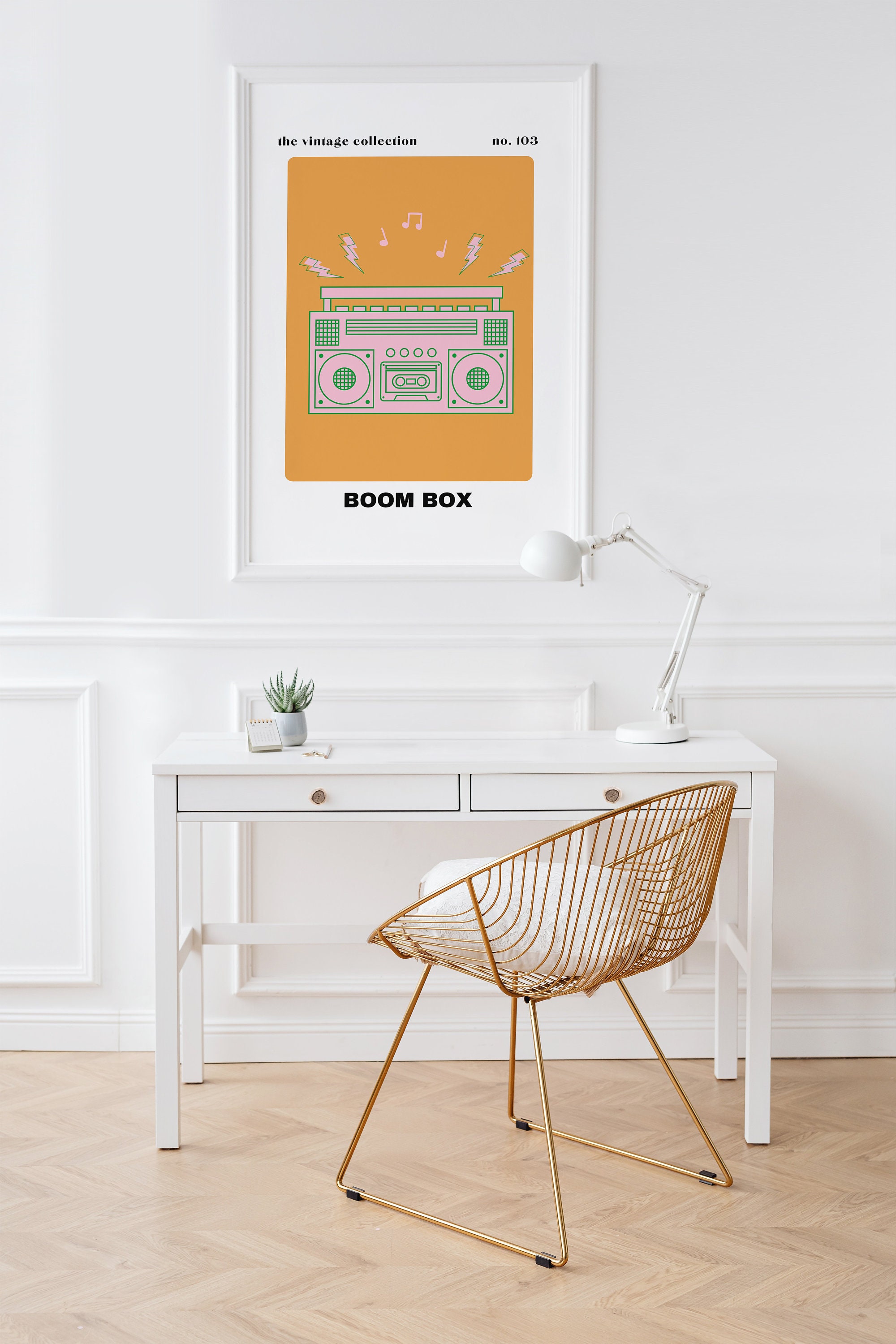 Vintage Poster Bedroom Wall Art Boom Box Poster Retro Wall Art - Etsy