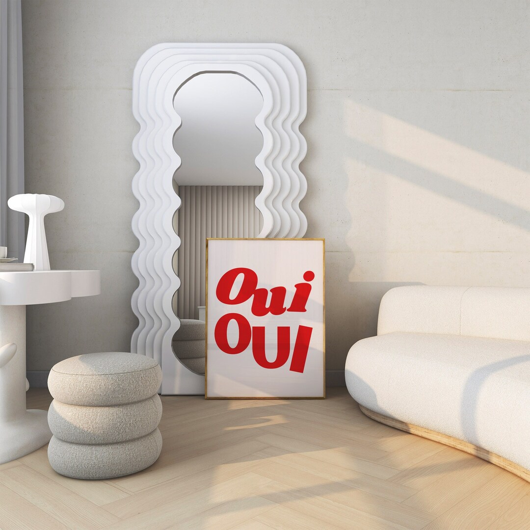 Oui Oui Digital Print-französische Wand Kunst druckbare minimalistische ...