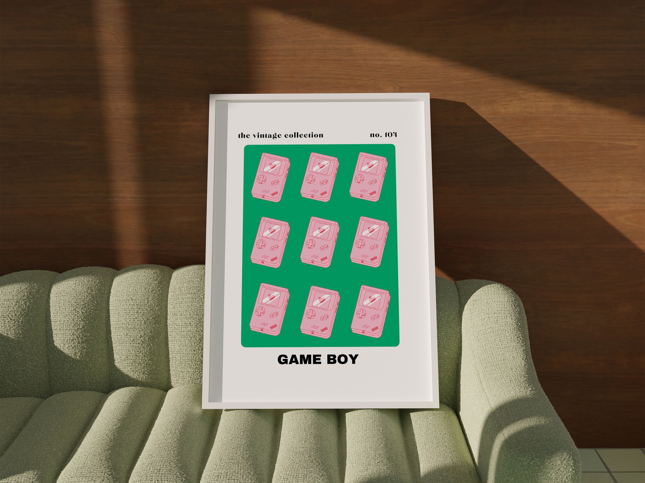 Game Boy Poster Digital Print Vintage Poster Kids Room Wall Art Retro ...