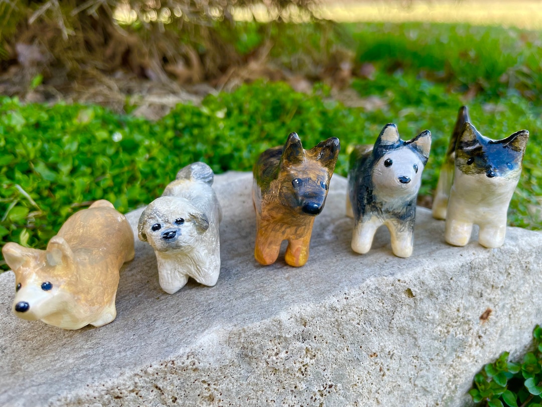 Custom Polymer Clay Miniature Figurine, Custom Pet Portrait, Memorial ...