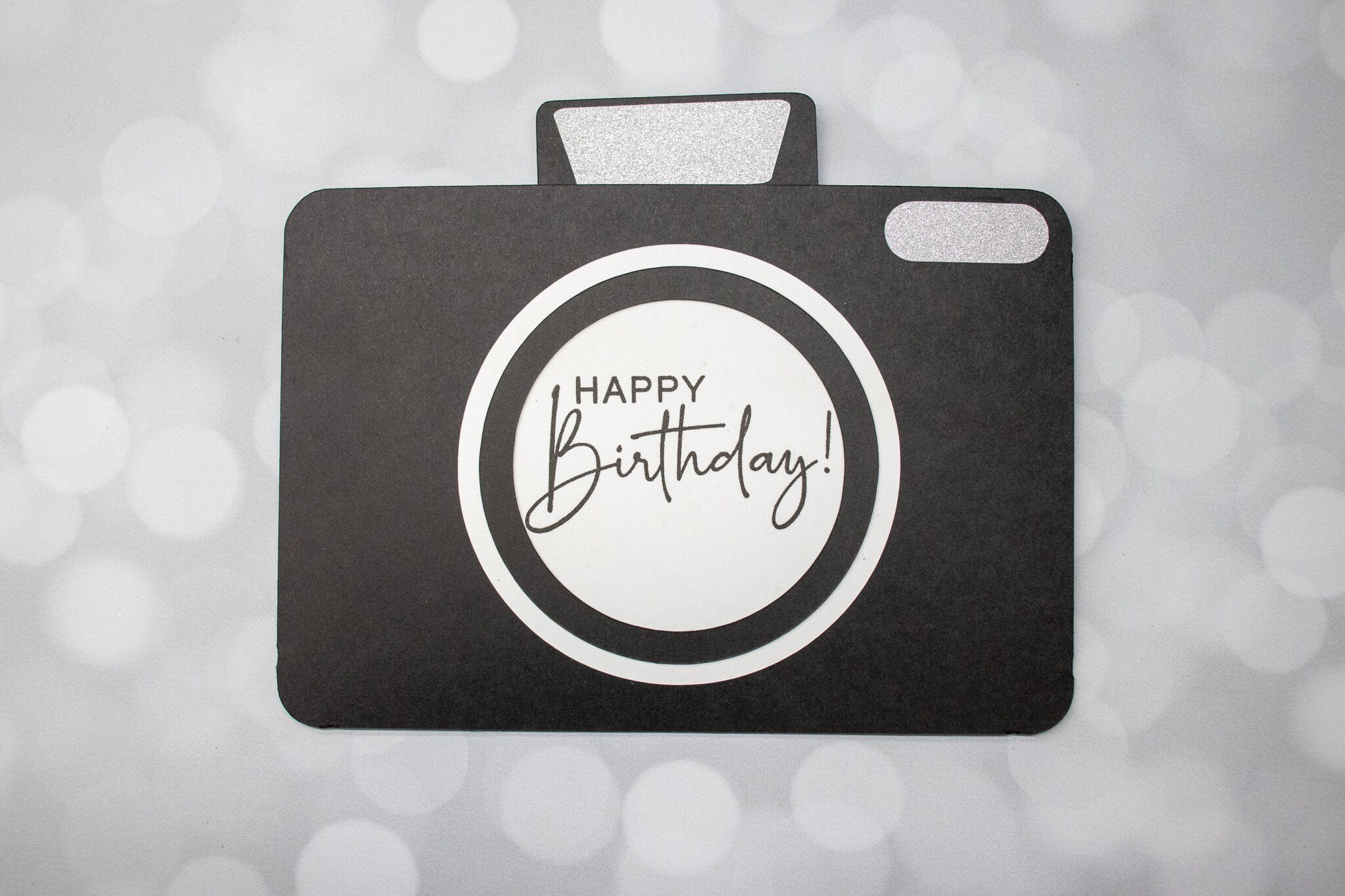 Happy Birthday Camera Gift Card Holder, Handmade Card - Etsy