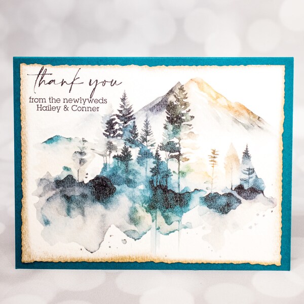 Mountain Thank You - Etsy