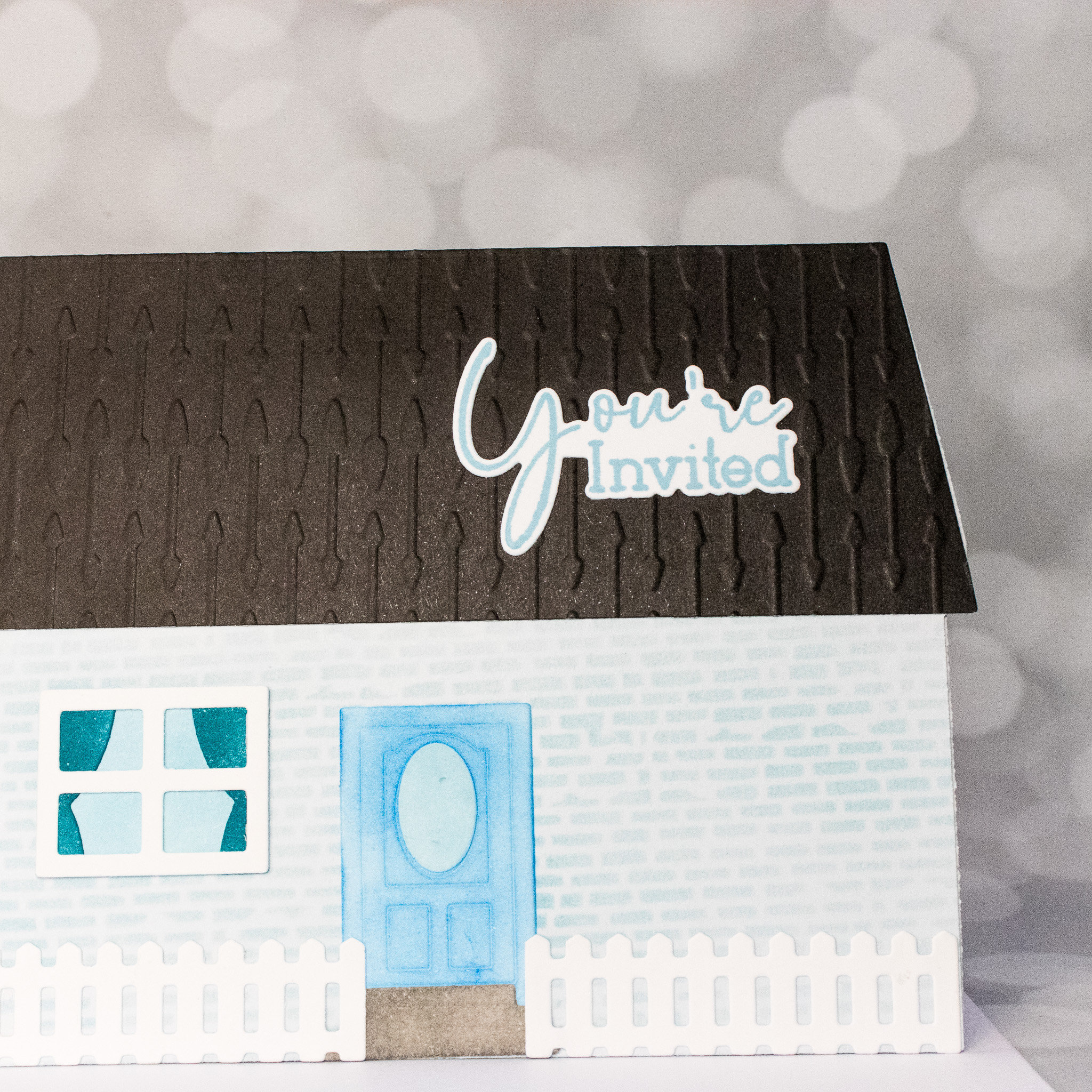 You're Invited Handmade House Shaped Card - Etsy