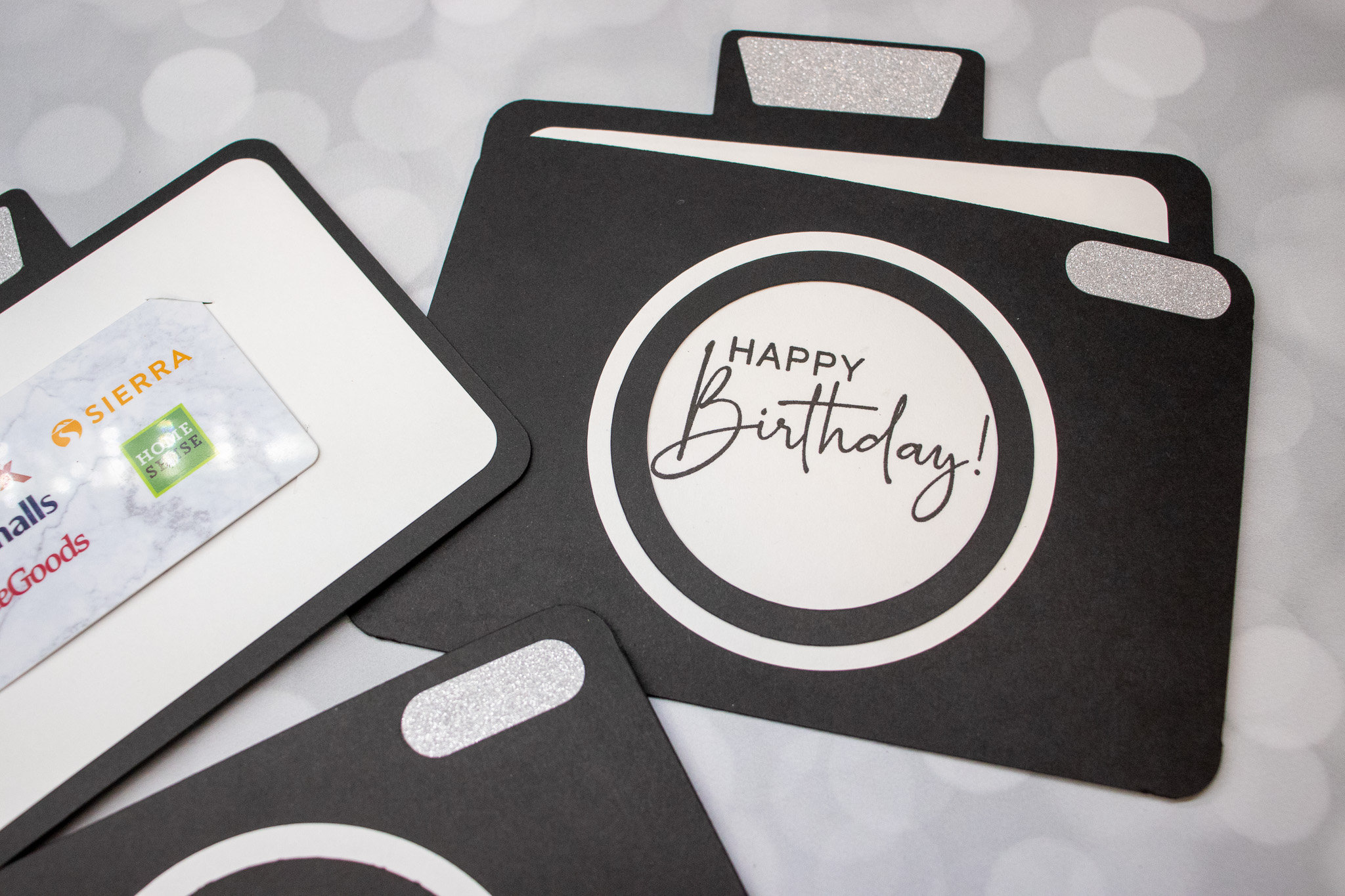 Happy Birthday Camera Gift Card Holder, Handmade Card - Etsy