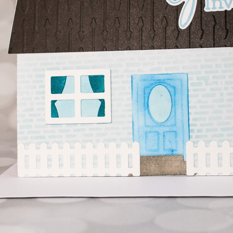 You're Invited Handmade House Shaped Card - Etsy