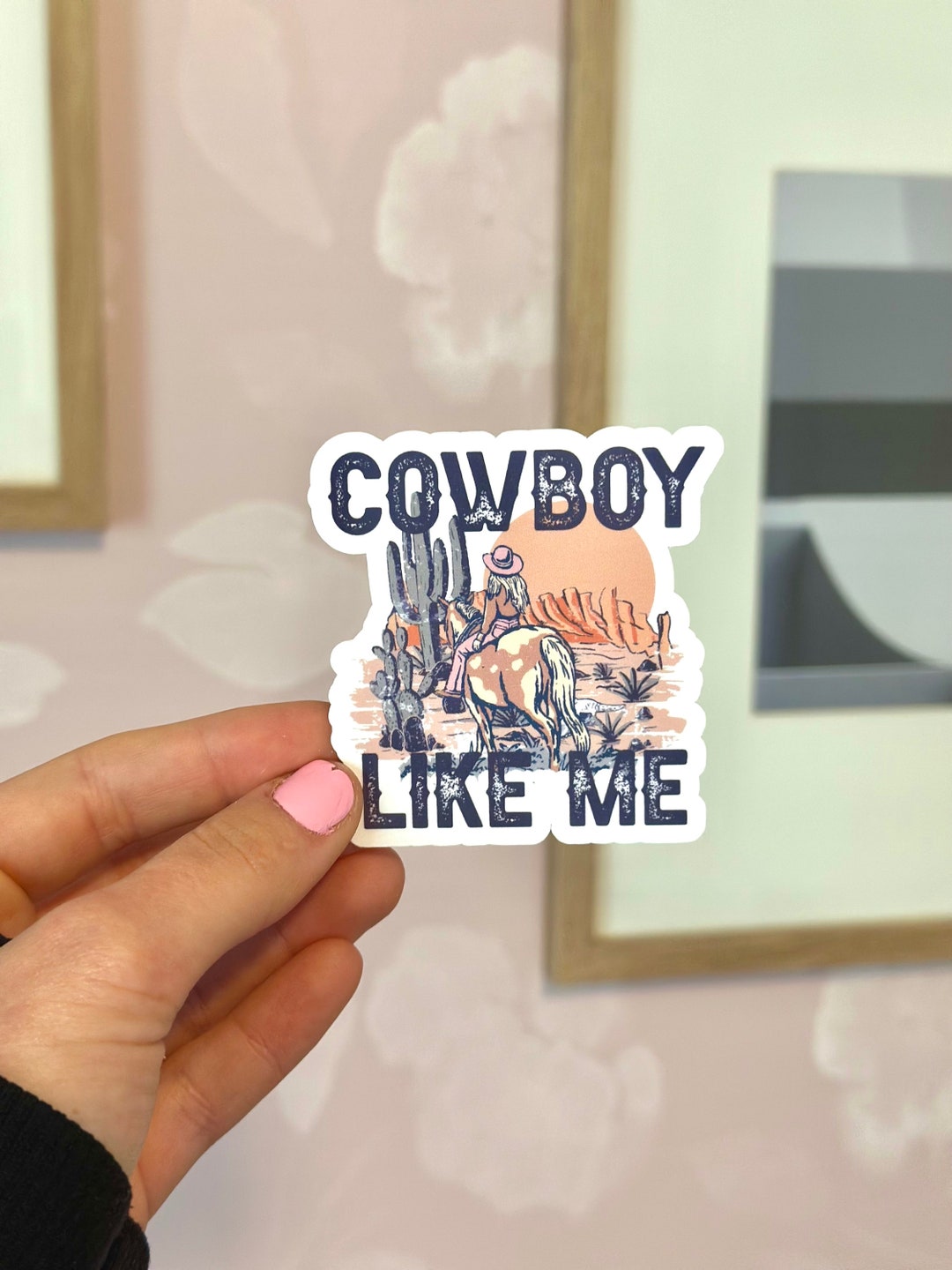 Cowboy Like Me Sticker Evermore Inspired - Etsy
