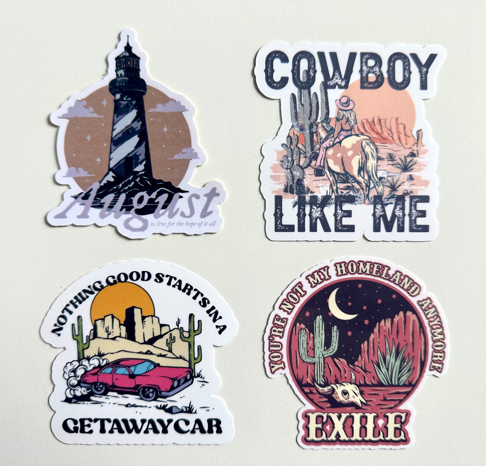 August Sticker Folklore Inspired Sticker - Etsy