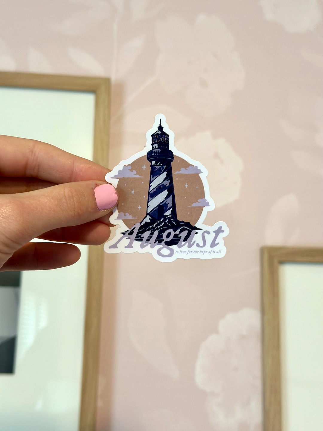 August Sticker | Folklore Inspired Sticker - Etsy