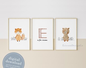10 Watercolor Woodland Creatures. Images. Digital Download - Etsy