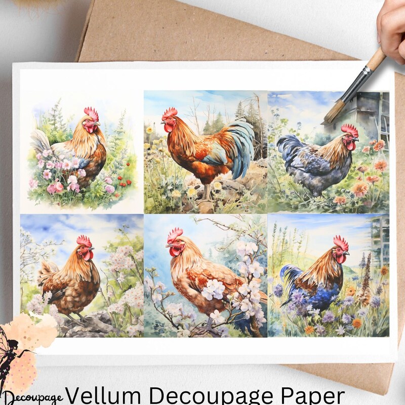 Chicken Painting - Etsy