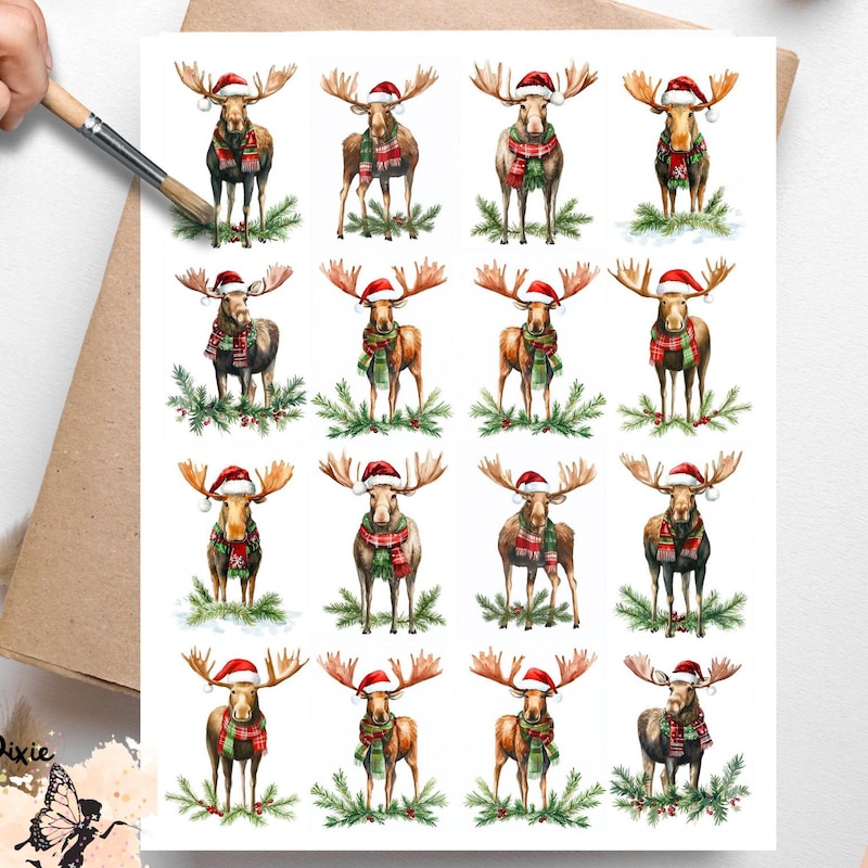 Moose for Decoupage - Etsy