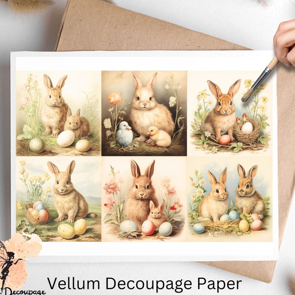 Decoupage Easter Egg - Etsy