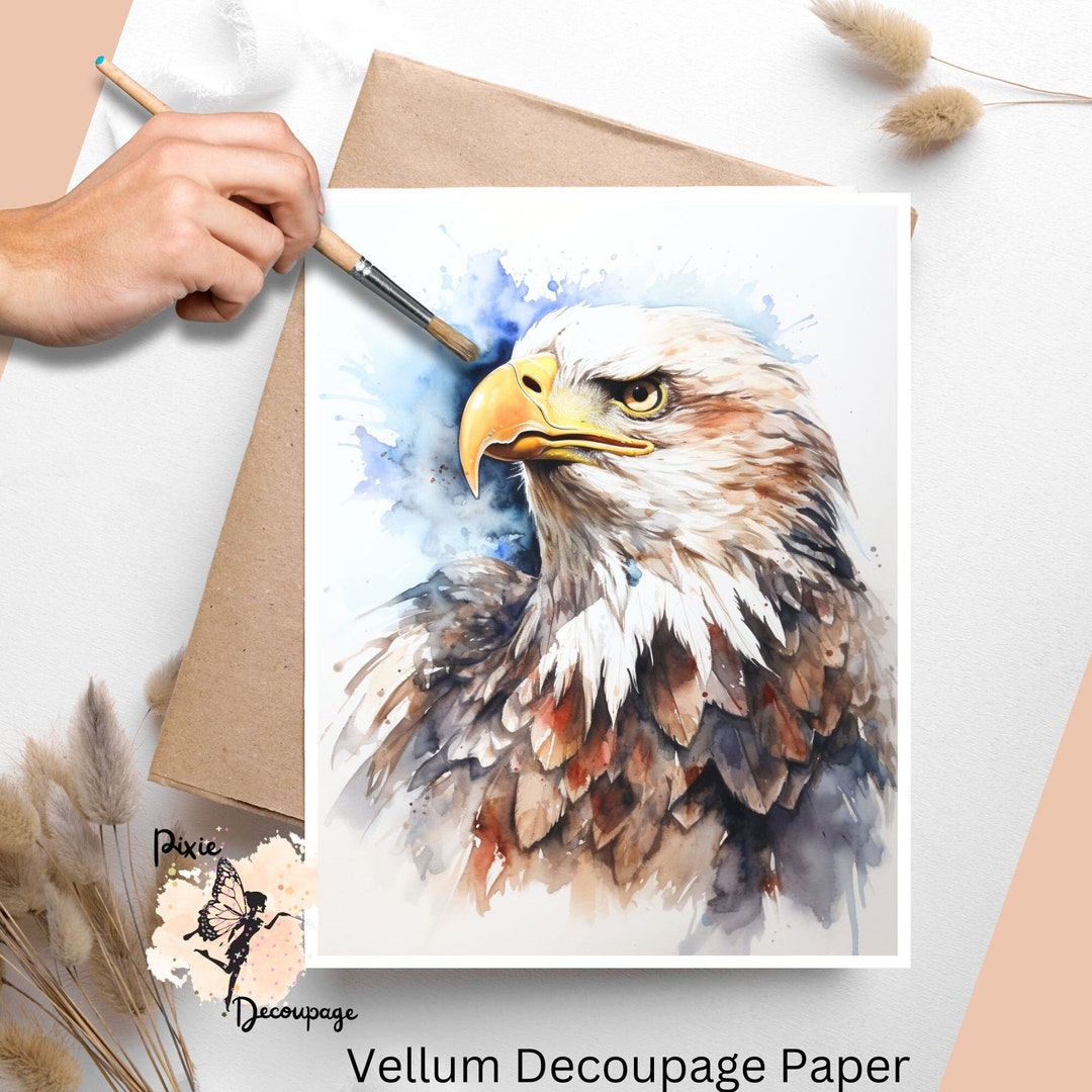 Eagle 4 Decoupage Paper US Letter Size, Shipped to You - Etsy