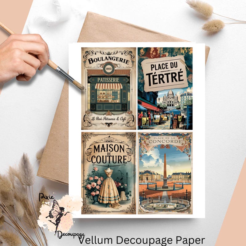 Decoupage Poster - Etsy
