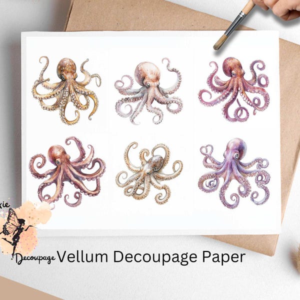 Octopus Painting - Etsy