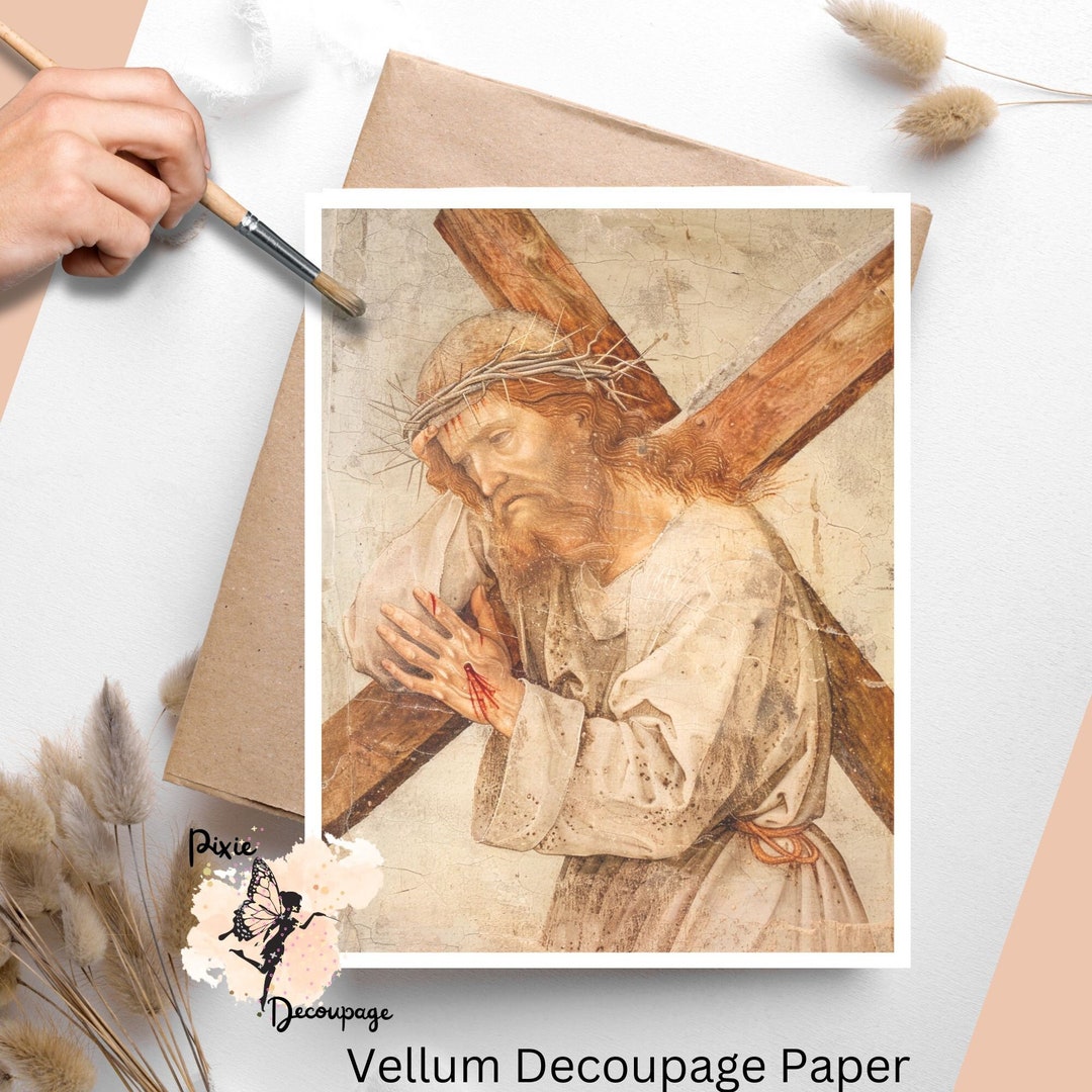 Jesus 9, Decoupage Paper US Letter Size, Shipped to You - Etsy