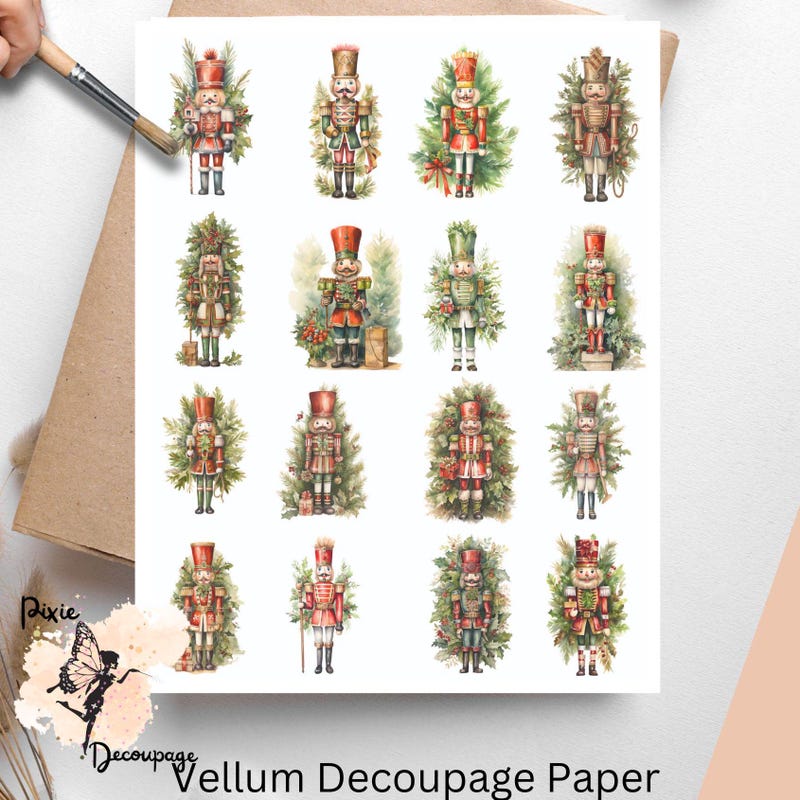 Christmas Decoupage Paper - Etsy