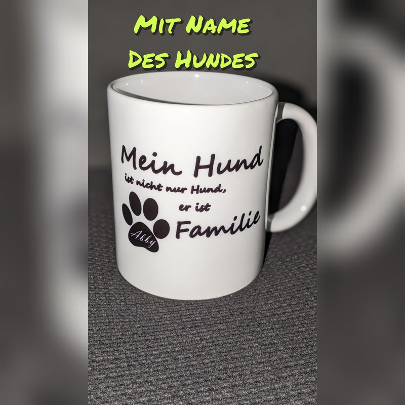 Personalisierte hunde tasse - Etsy.de