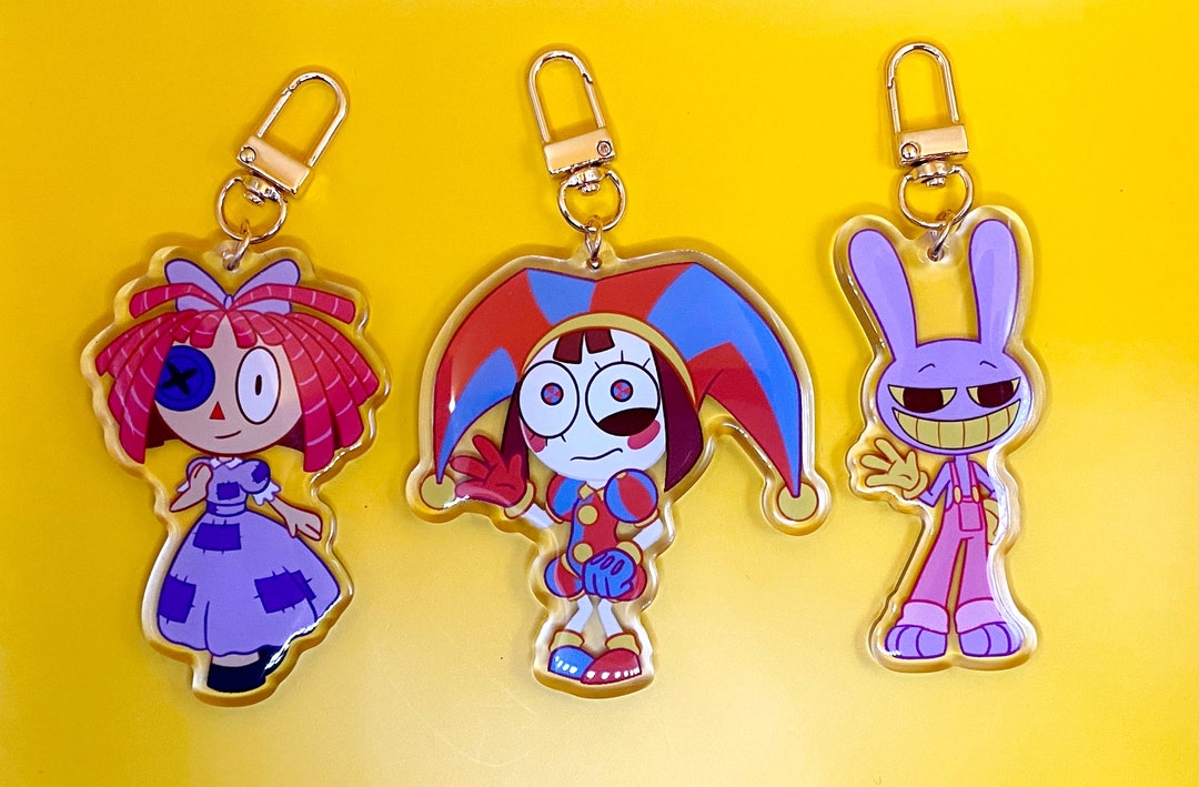 Digital Circus Keychains - Etsy