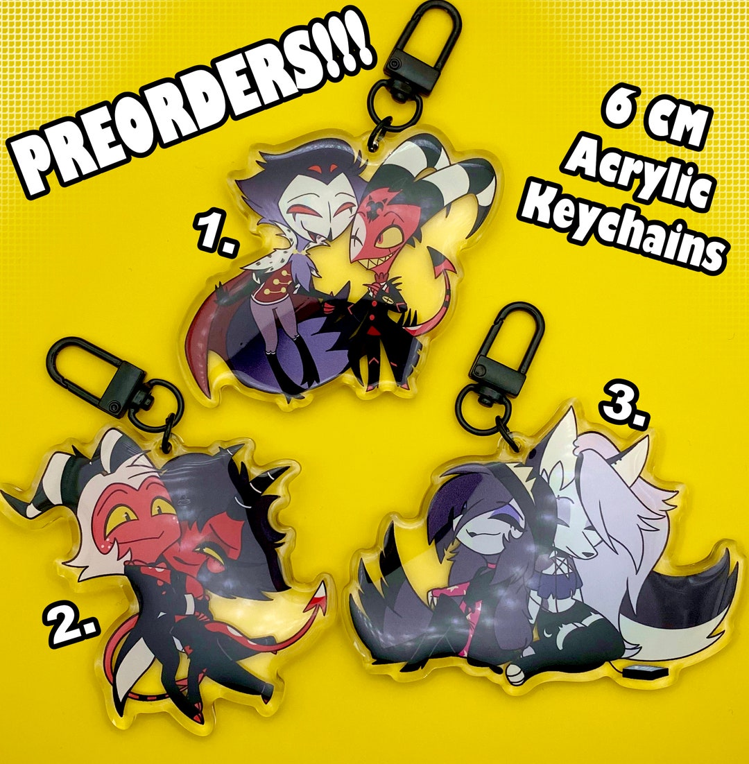 Preorder Helluva Boss Keychains comes With Free Sticker - Etsy