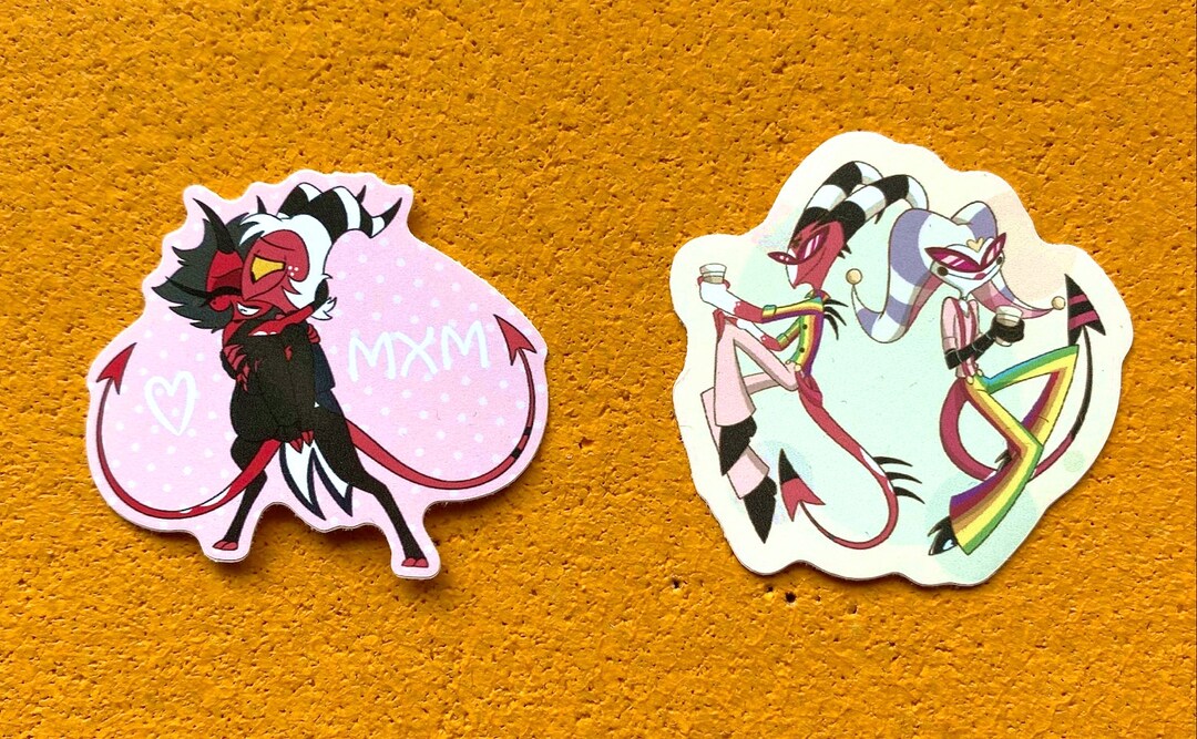 Helluva Boss Moxxiexmillie or Blitz & Fizz Stickers! - Etsy