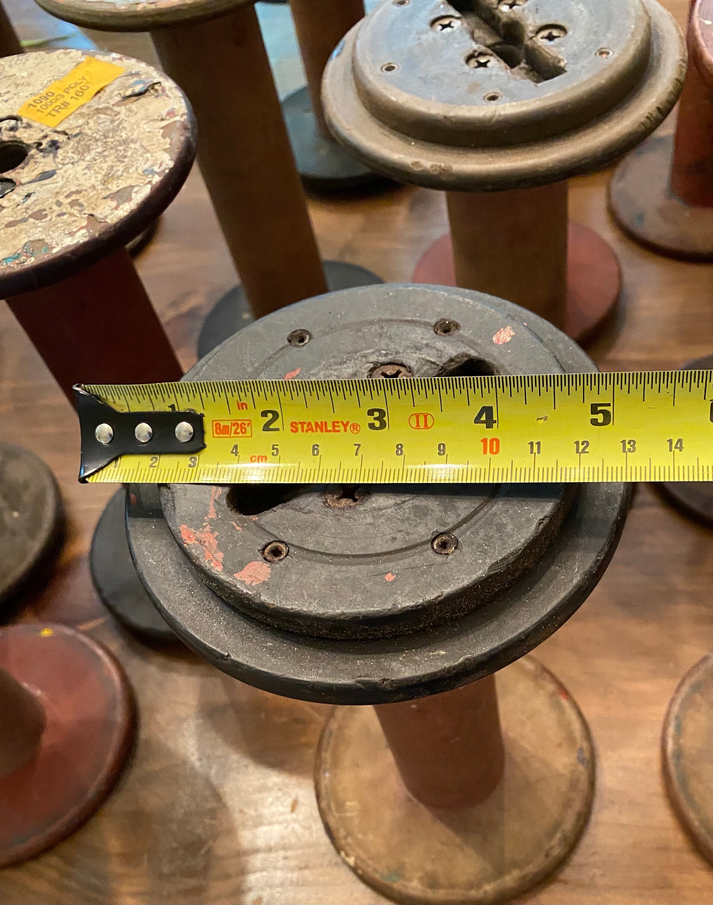 Vintage Wooden Factory Bobbin - Spool Type - Etsy