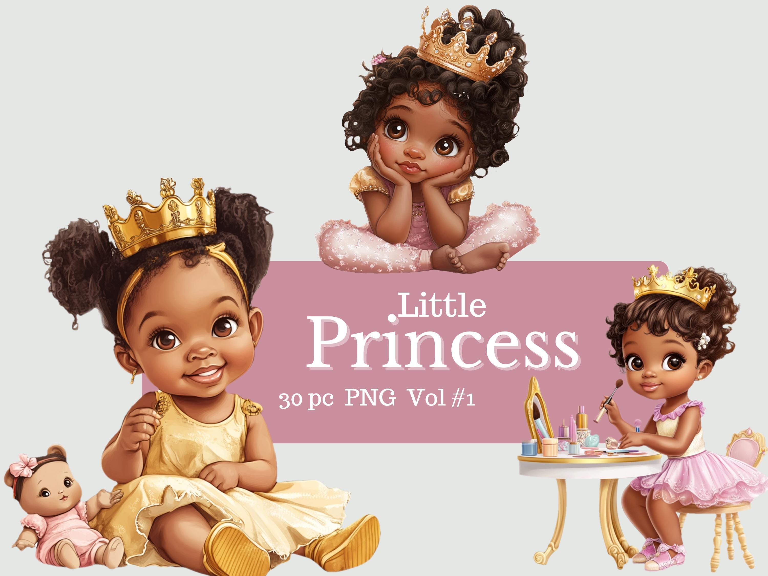 Black Princess| Little Princess| Crowned Princess| African American ...