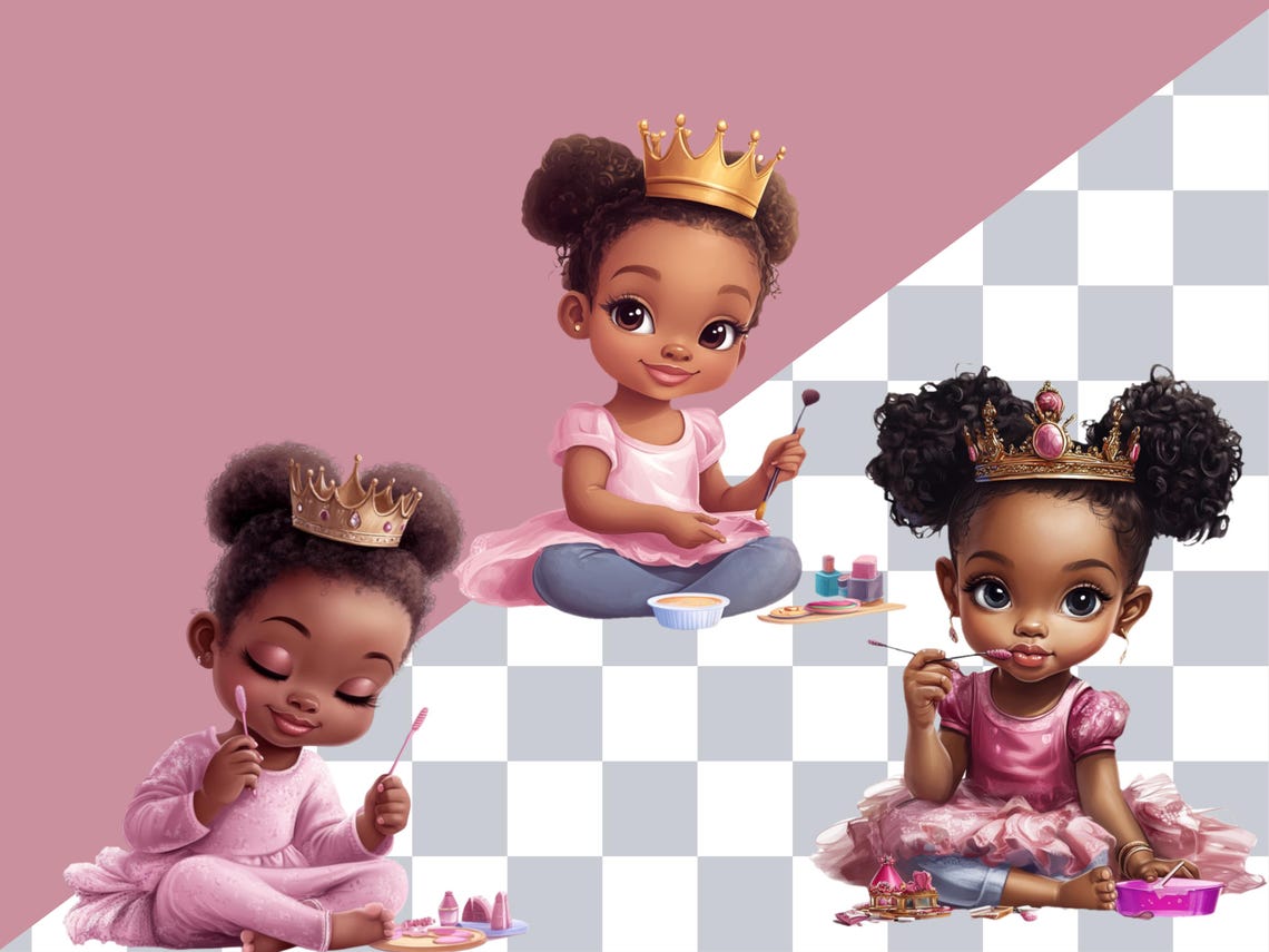 Black Princess| Little Princess| Crowned Princess| African American ...