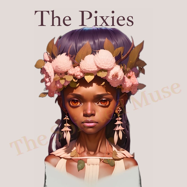 The Pixies Clipart, Black Woman Clipart, Black Girl, African American ...