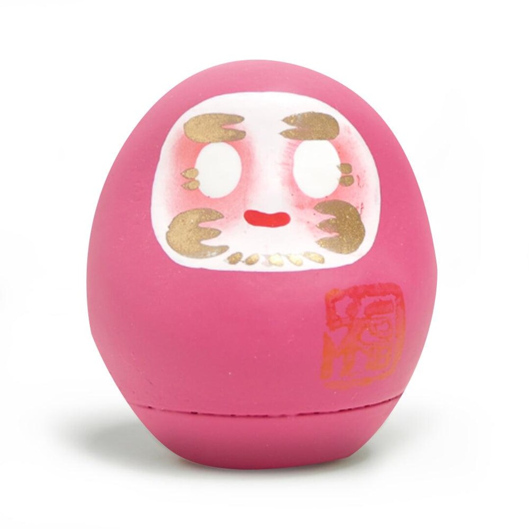 Daruma Doll Pink love - Etsy