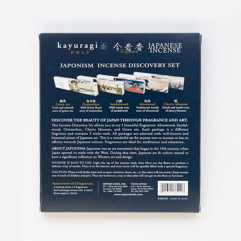 Japonism Incense Discovery Set - Etsy