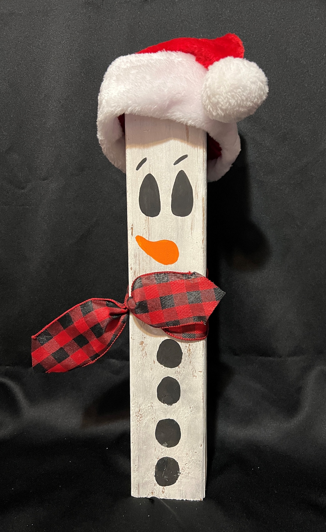 Set of Three Wood Snowmen/ Christmas Snowman/ Primitive Snowman/ Winter ...