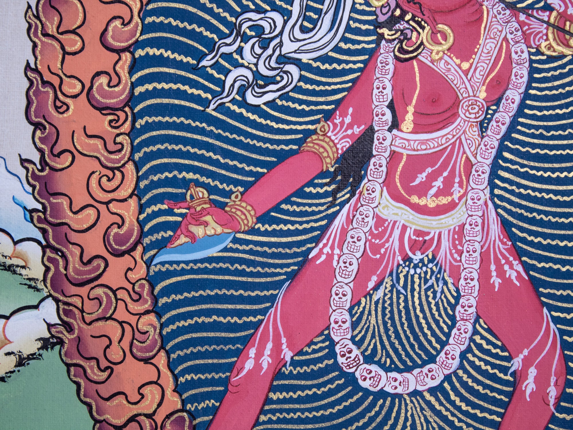 Vajrayogini Thangka Painting | Hand-painted Tibetan Art | Gilded ...