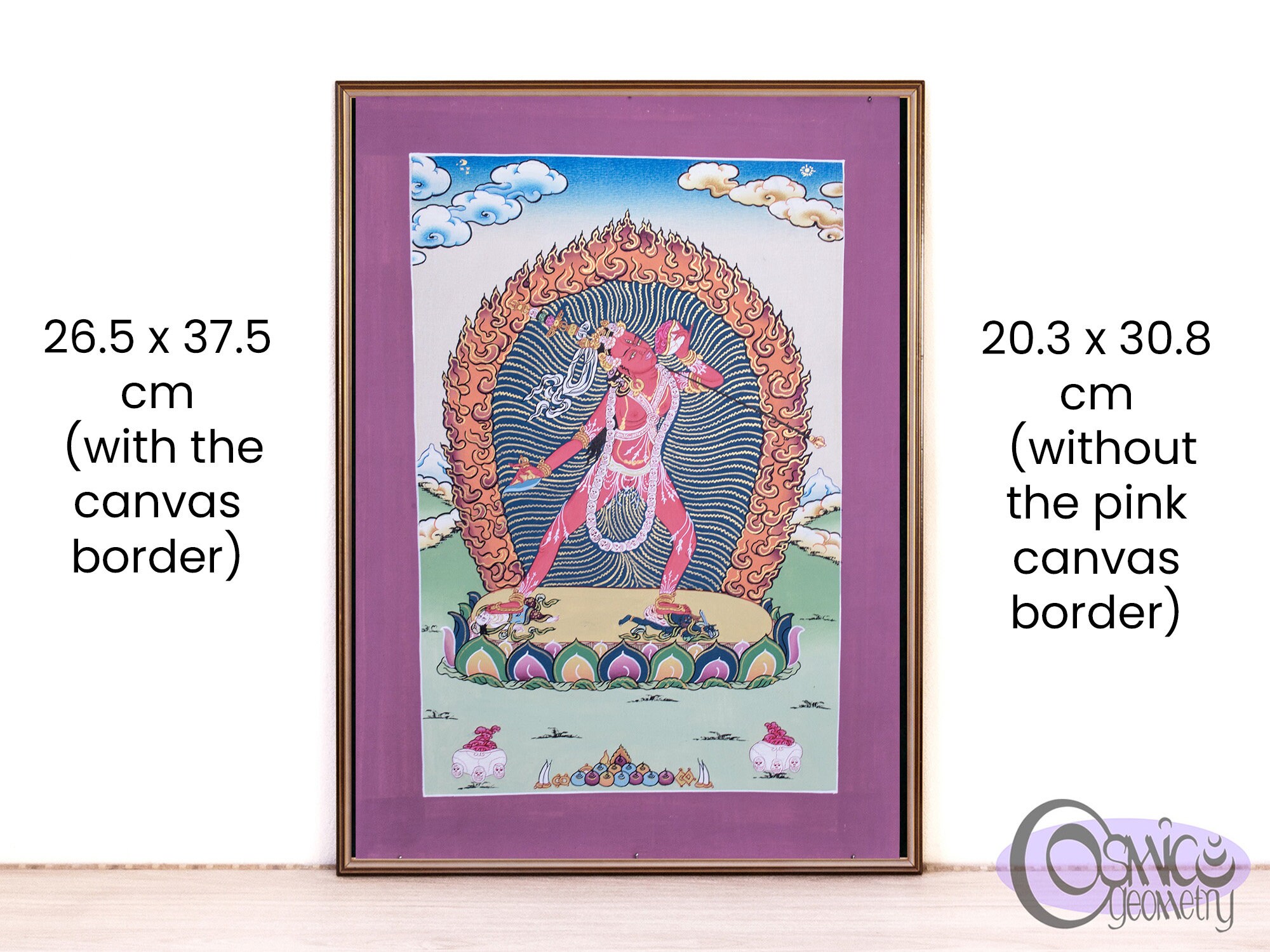 Vajrayogini Thangka Painting | Hand-painted Tibetan Art | Gilded ...