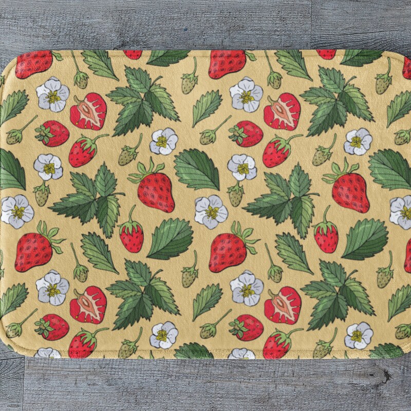 Strawberry Rug - Etsy