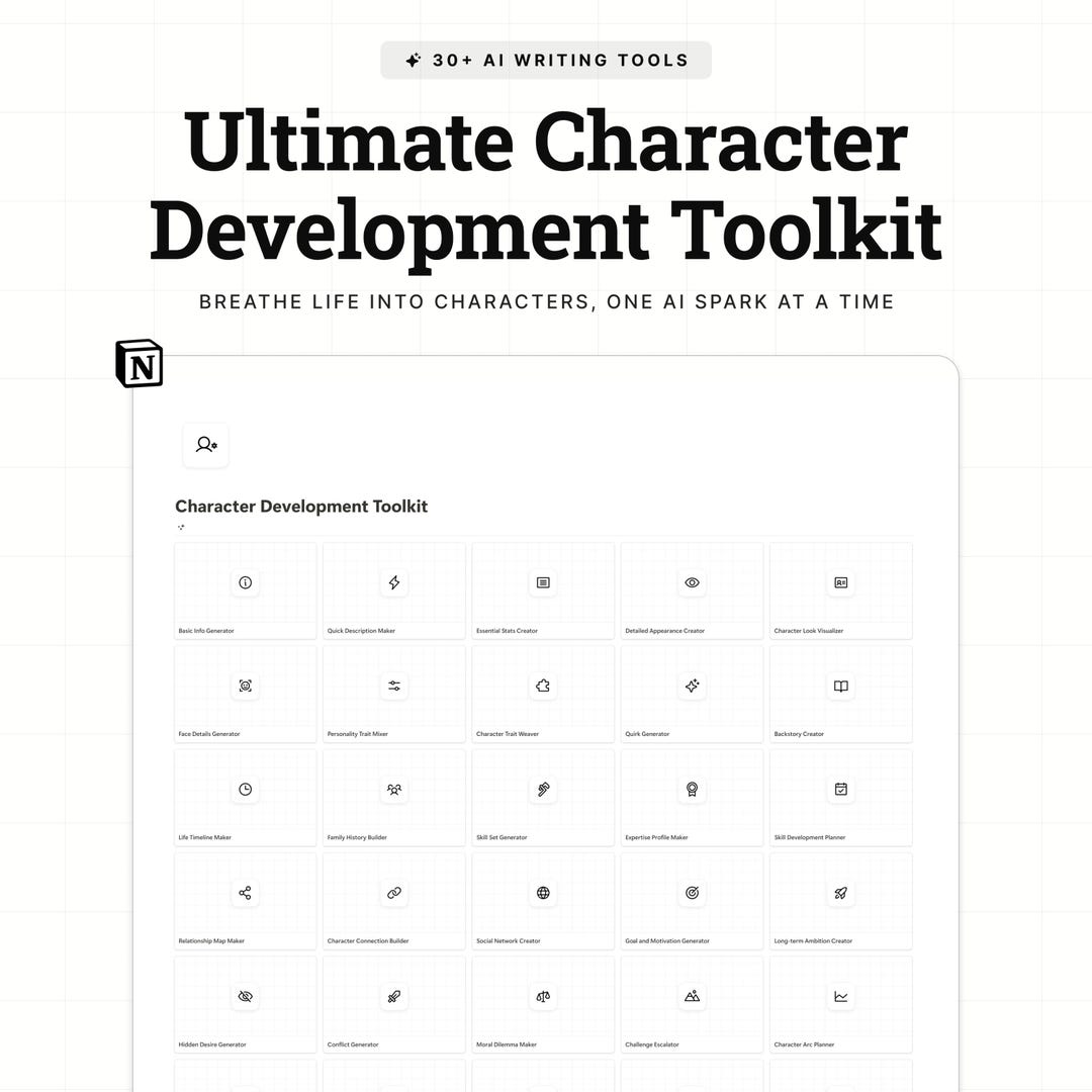 Ai-powered Character Development Toolkit | 30+ AI Tools for Writers ...