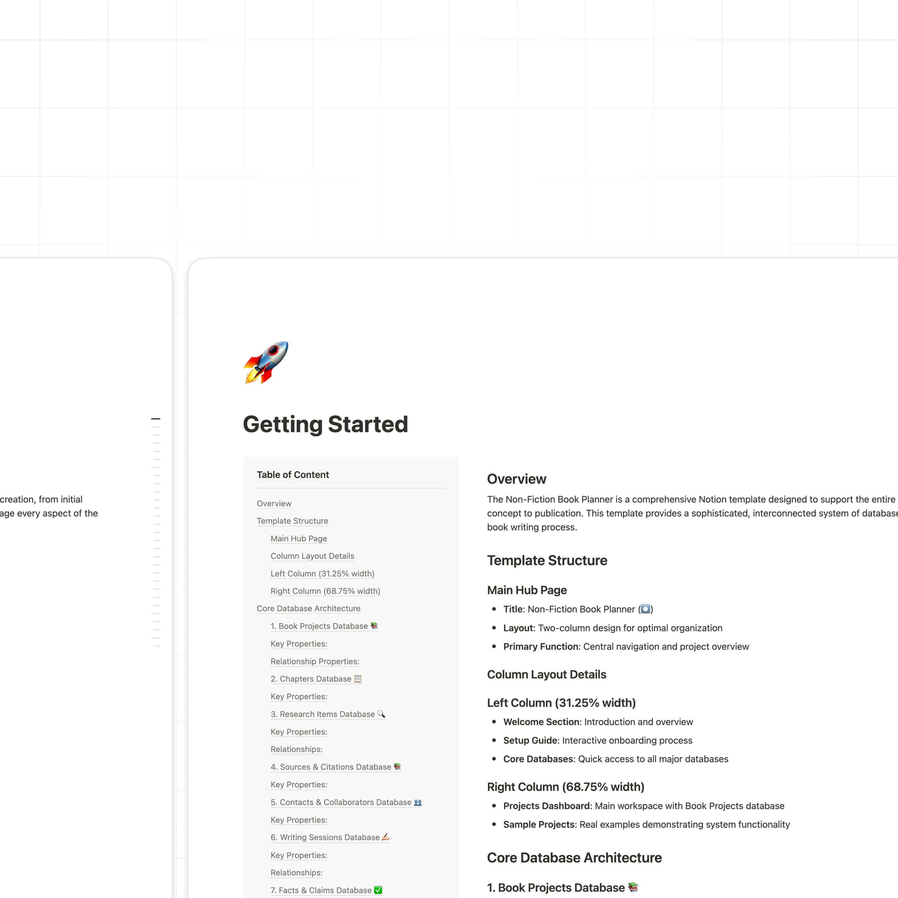 Non-fiction Book Planner Notion Template | Research-to-publication ...