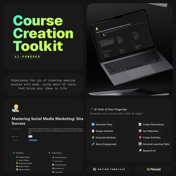 Notion Template Creators - Etsy