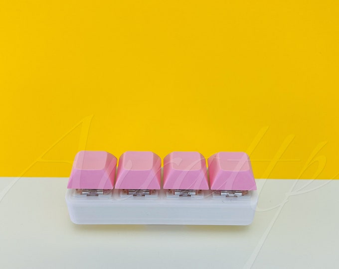 4 Keys Line Mechanical Keyboard Fidget – Toy 3D Printed Fidget Toy ...