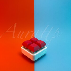 4 Keys Mechanical Keyboard Square Fidget Toy 3D Printed Fidget Toy ...