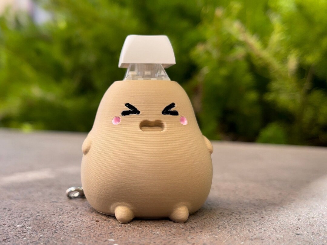 Cute Potato Fidget Mechanical Keyboard Lover, 3D Printed, Keychain - Etsy