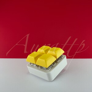 4 Keys Mechanical Keyboard Square Fidget Toy 3D Printed Fidget Toy ...