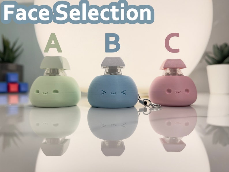 Cute Fidget Mechanical Keyboard Lover 3D Printed Keychain - Etsy