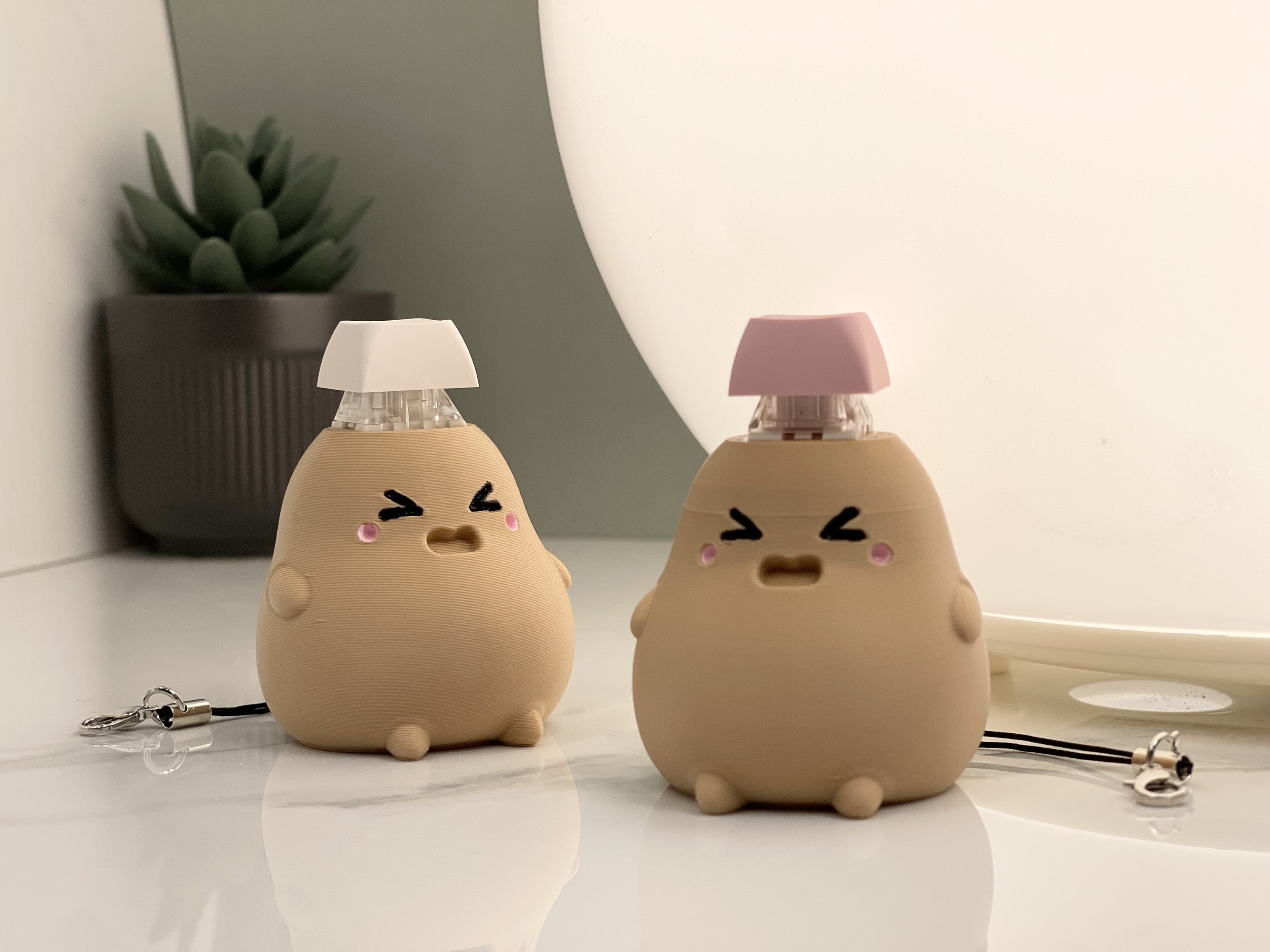 Cute Potato Fidget Mechanical Keyboard Lover 3D Printed - Etsy